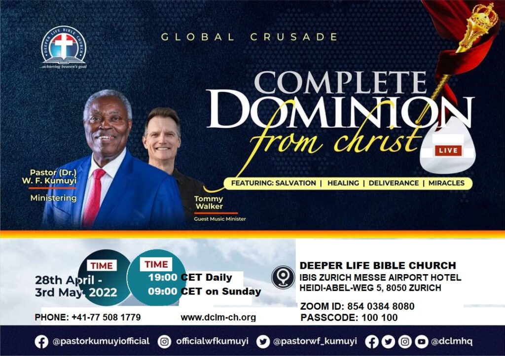 Special EVENTS – DCLM Switzerland